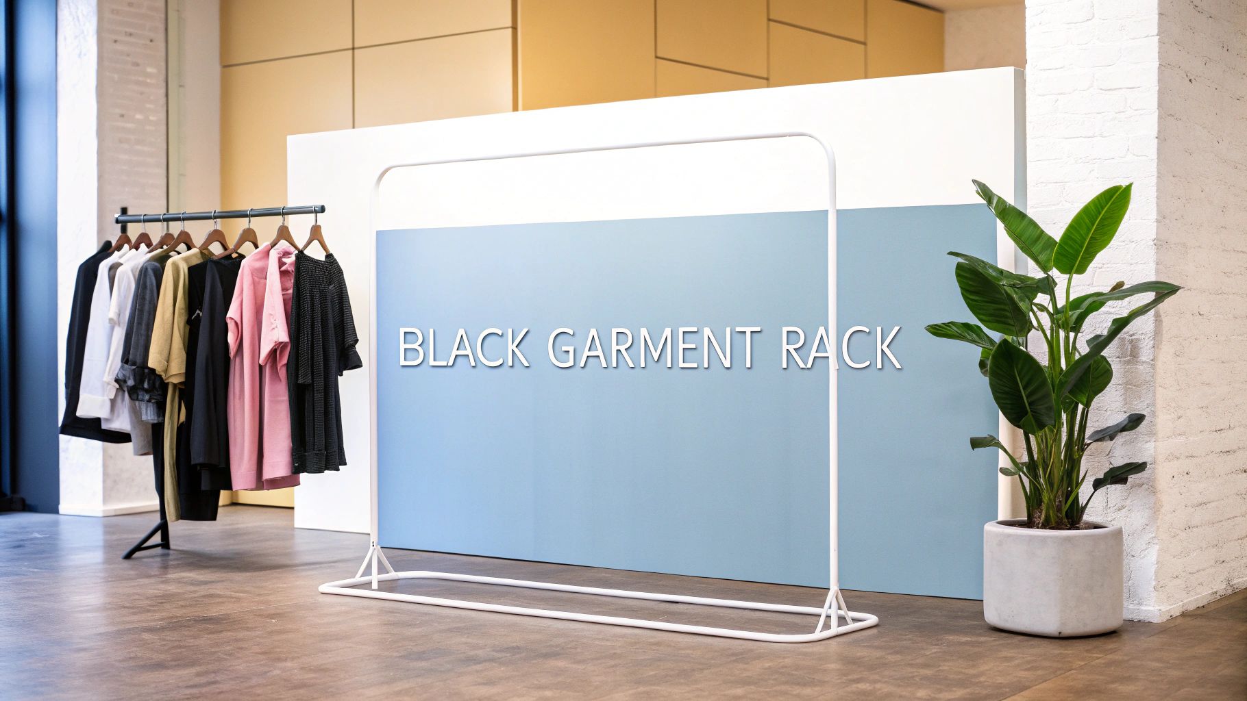 Your Guide to the Perfect Black Garment Rack - Display Guru Tailor ...