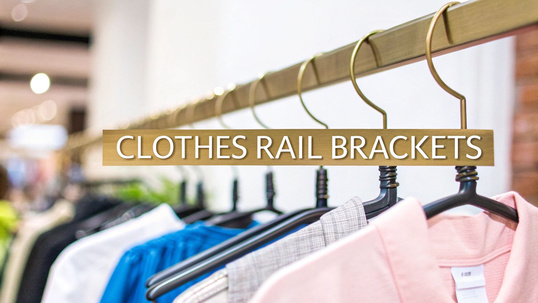 A Complete Guide to Clothes Rail Brackets - Display Guru Tailor Dummies ...