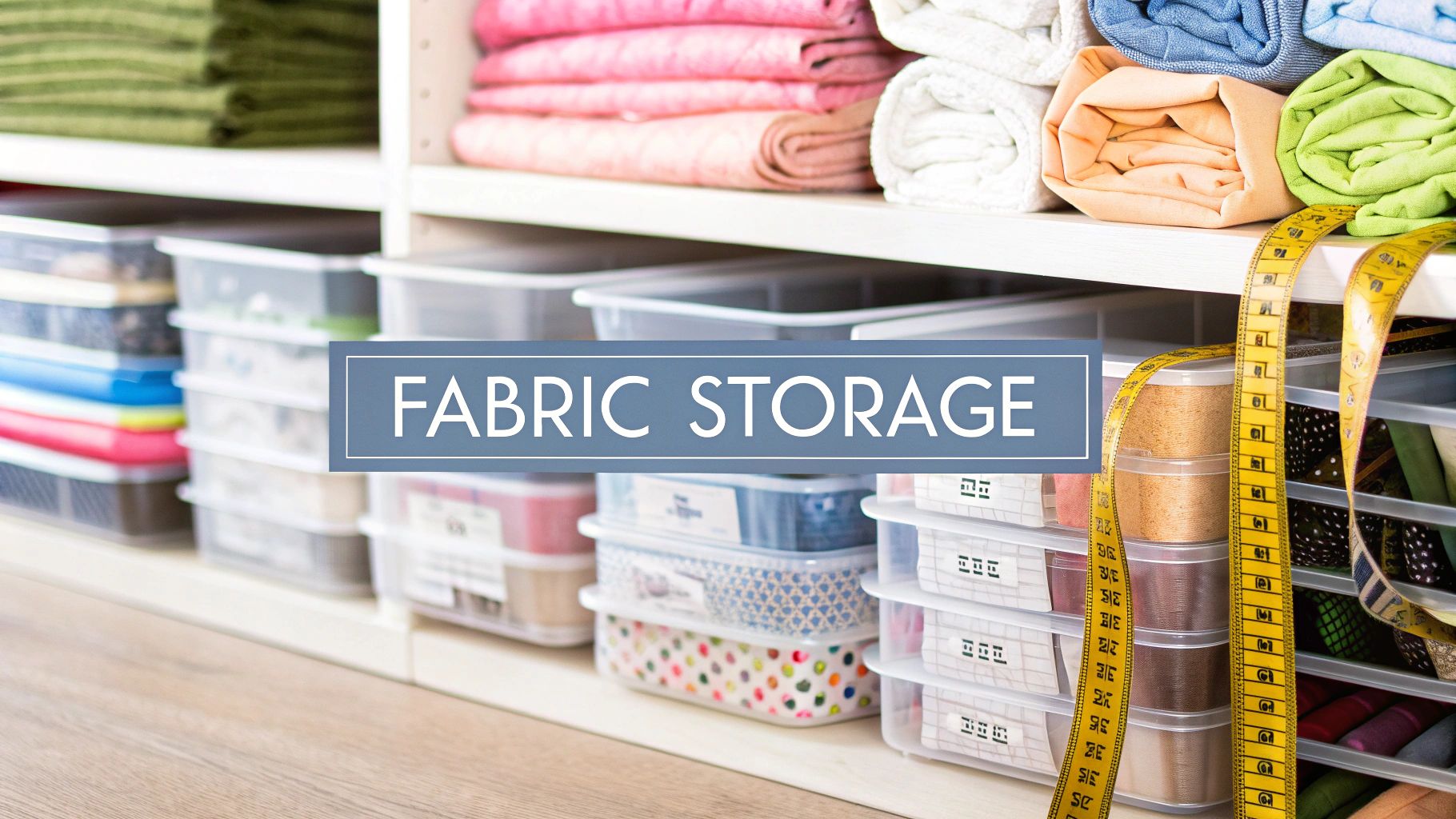 Expert Guide to Storage for Fabrics - Display Guru Tailor Dummies ...