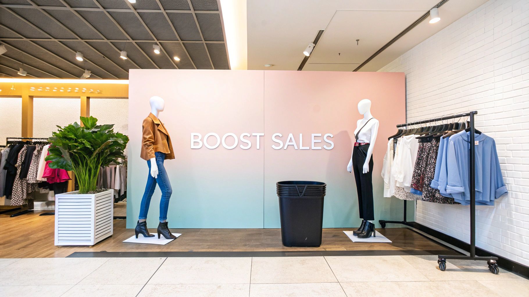 Boost Sales with Better Clothing Display Stands - Display Guru Tailor ...