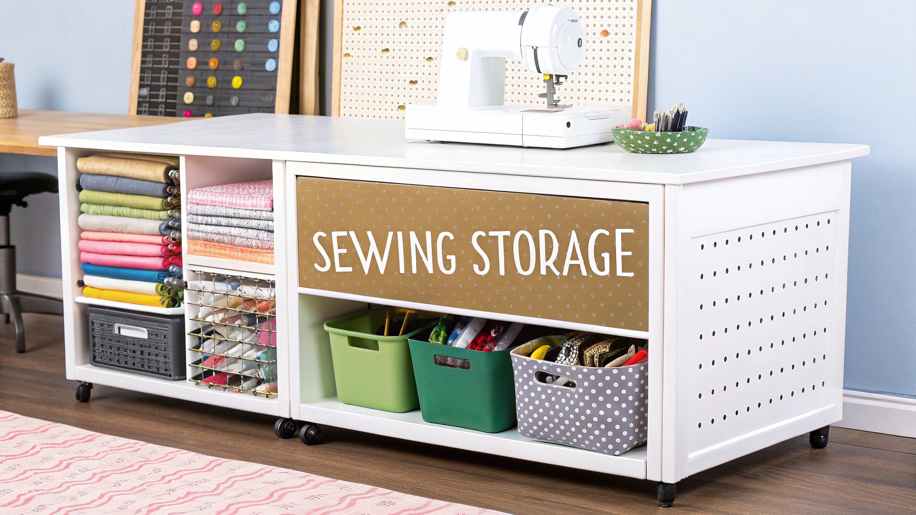 7 Top Sewing Table Storage Solutions for an Organised 2025 - Display ...