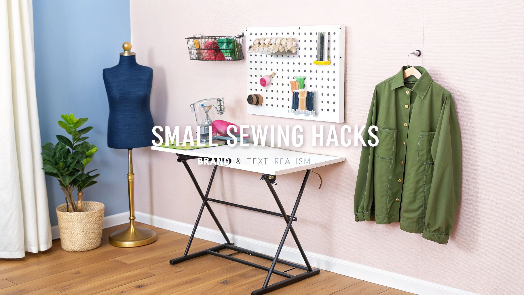 7 Clever Small Sewing Space Ideas for 2025 - Display Guru Tailor ...
